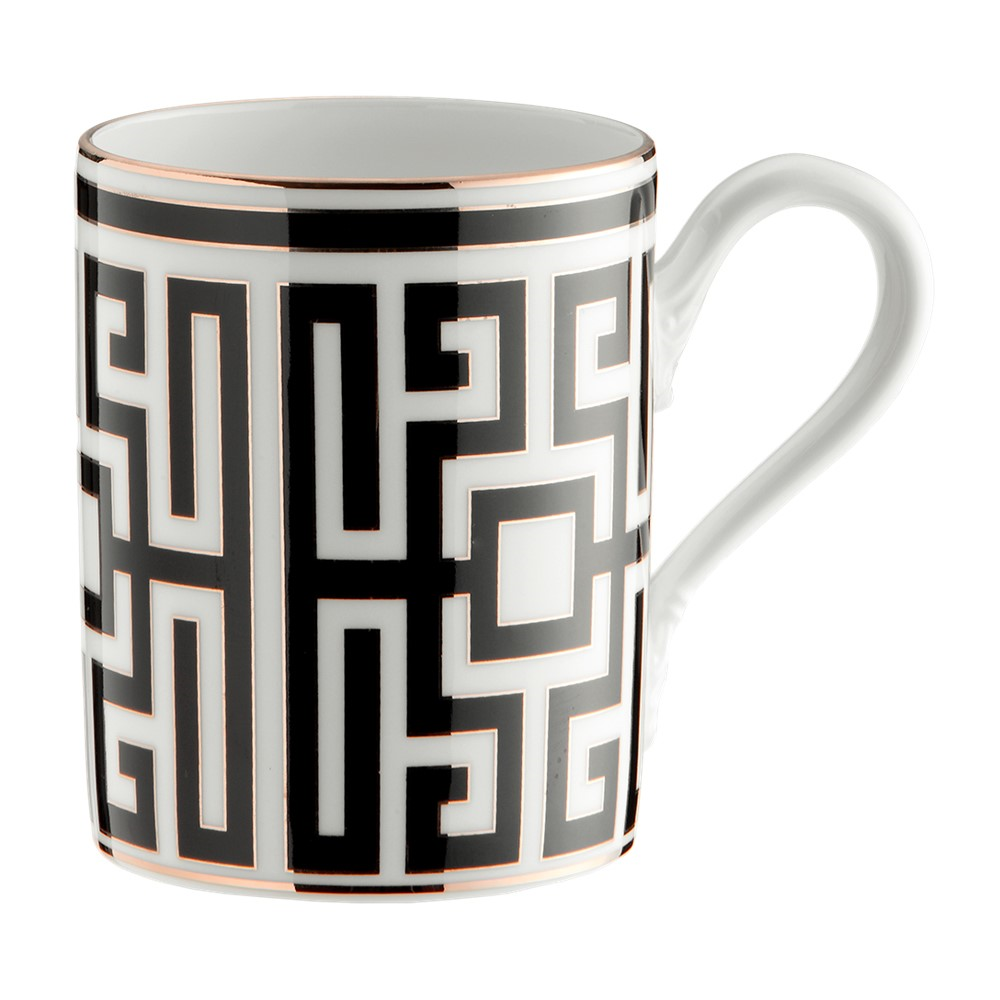 Labirinto Mug, 40cl, Nero – The Homeware Outlet